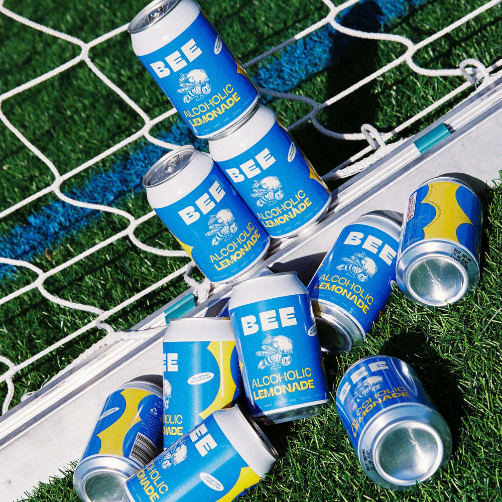 BEE Alcoholic Pink Lemonade, Classic Lemonade, Ginger Beer & Orangeade