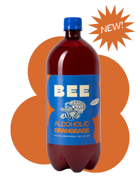 BEE Alcoholic Pink Lemonade, Classic Lemonade, Ginger Beer & Orangeade