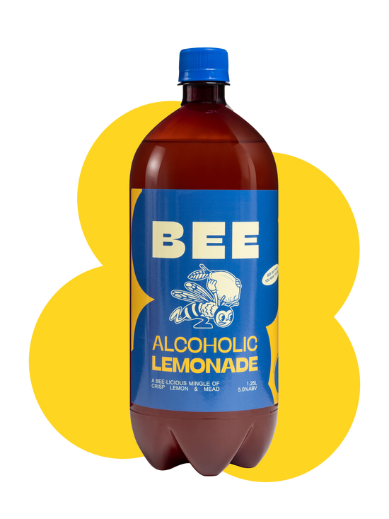 BEE Alcoholic Pink Lemonade, Classic Lemonade, Ginger Beer & Orangeade